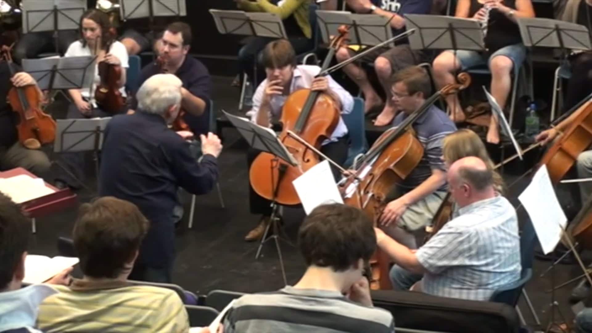 GH Brahms Violin Concerto — 2nd Movement | Rehearsal - George Hurst Archive