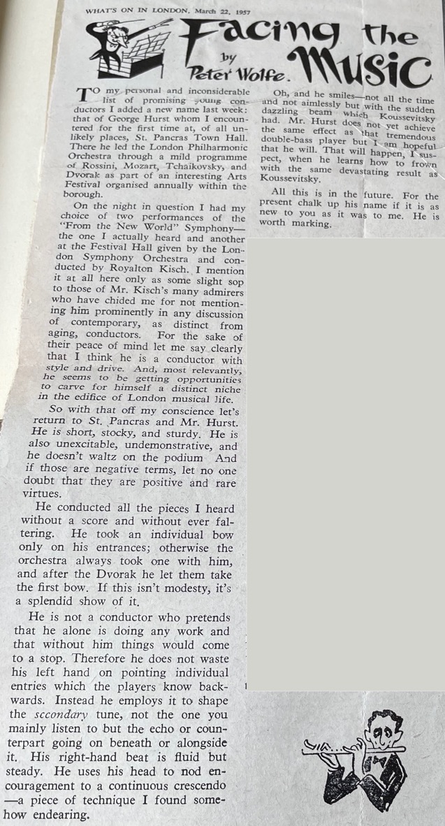 Concert Reviews - George Hurst Archive