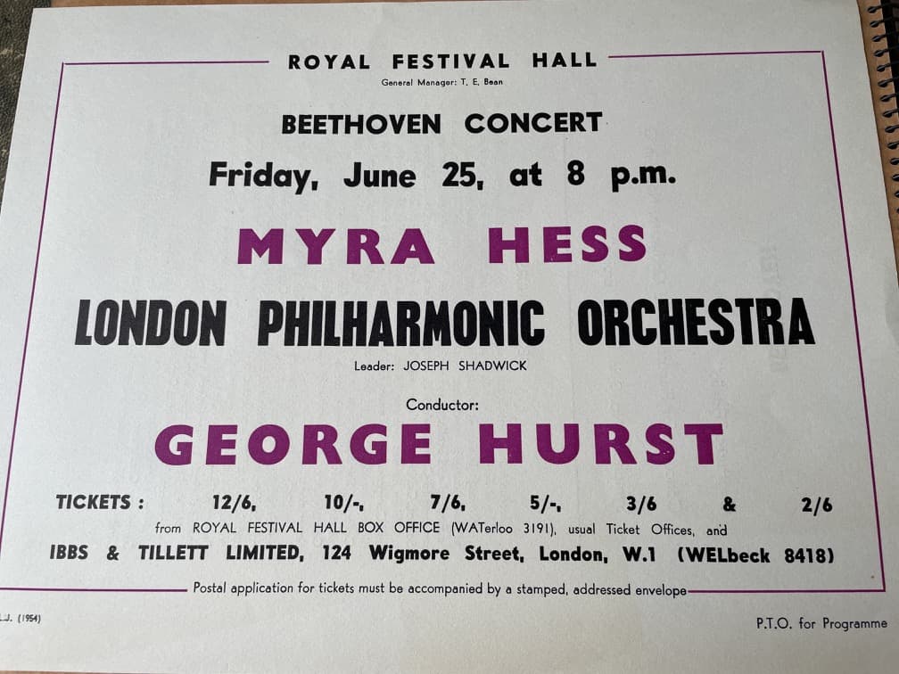 Programme Database - George Hurst Archive