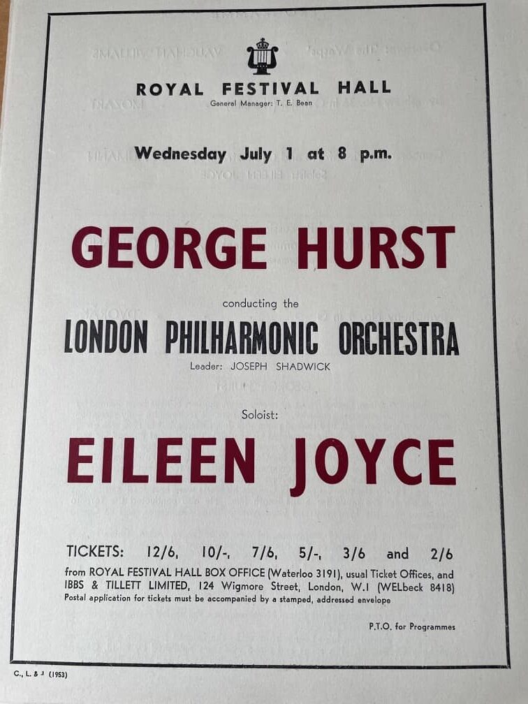 Programme Database - George Hurst Archive